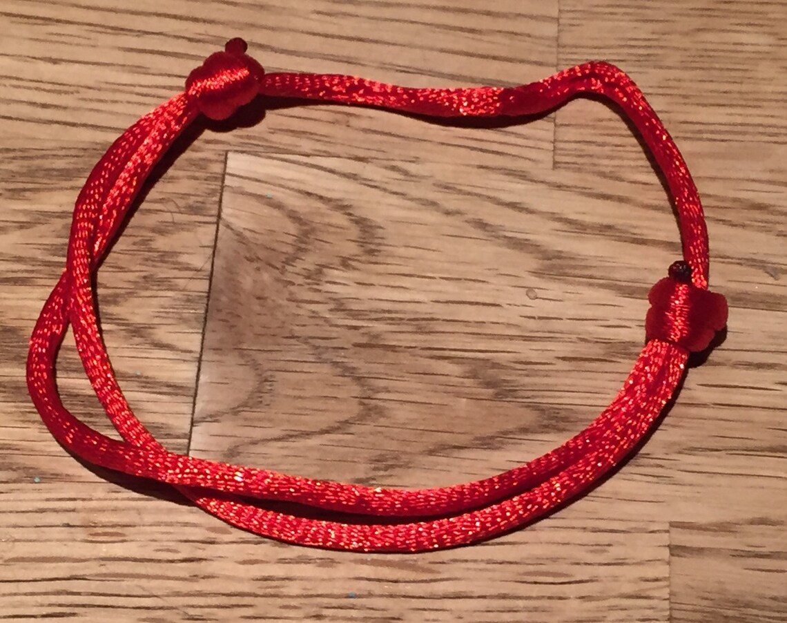 Cherished Saints Kabbalah Red String Good Karma | Etsy