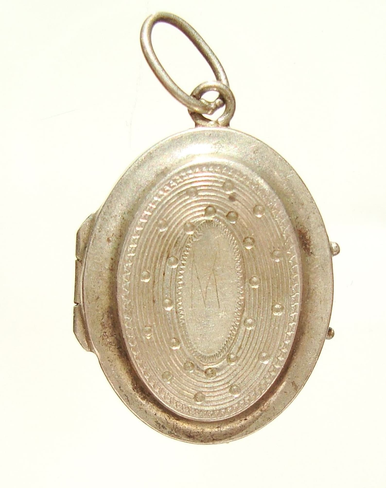 Reliquary Silver Vintage Open Locket Religious Pendant Jewelry - Etsy