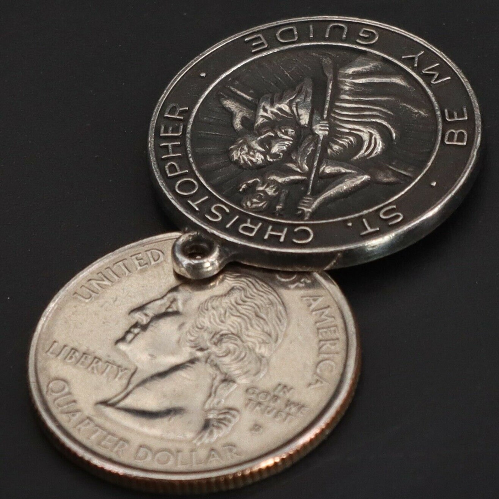 Saint Christopher Be My Guide Episcopal Vintage Sterling - Etsy