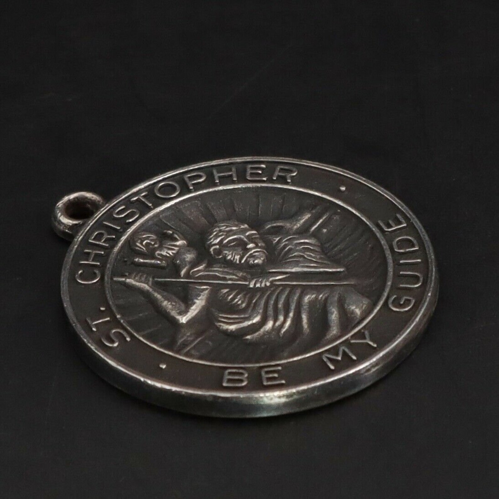 Saint Christopher Be My Guide Episcopal Vintage Sterling - Etsy