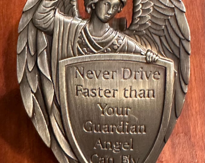 Visor Clip Guardian Angel - Never Drive Faster Than Your Guardian Angel ...