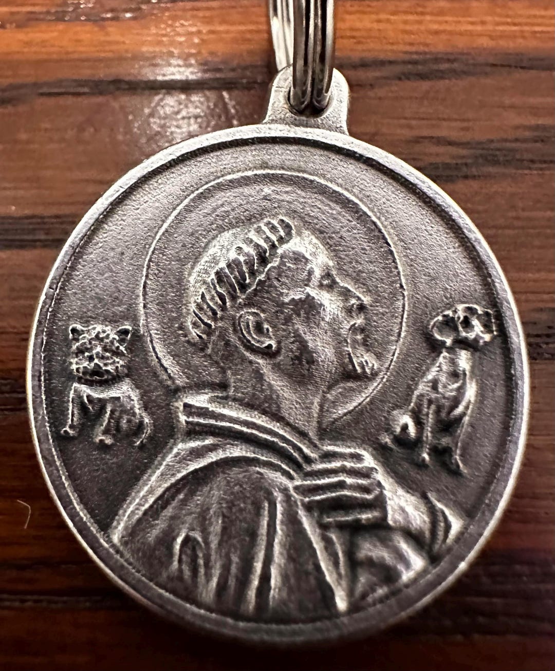 Saint Francis Pet Medal: Silverplated Dog Cat Horse Protection - Etsy