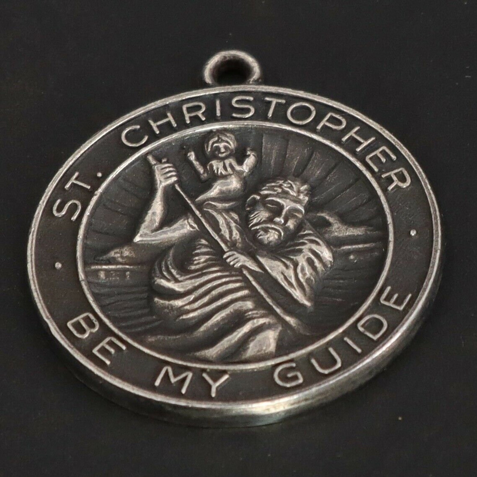 Saint Christopher Be My Guide Episcopal Vintage Sterling - Etsy