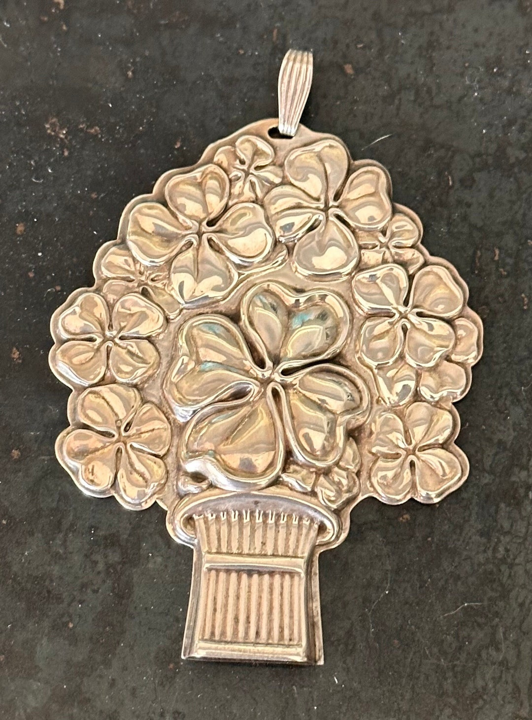 Reed & Barton Sterling Four Leaf Clover - Shamrock - Good Luck - Irish ...