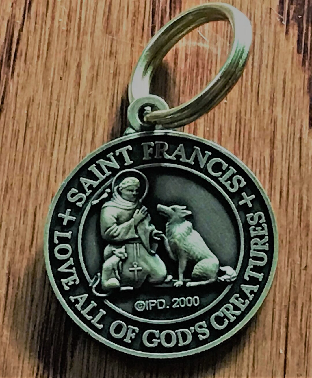 Saint Francis Pet Medal: Bronze Religious Charm Fundraiser Item - Etsy