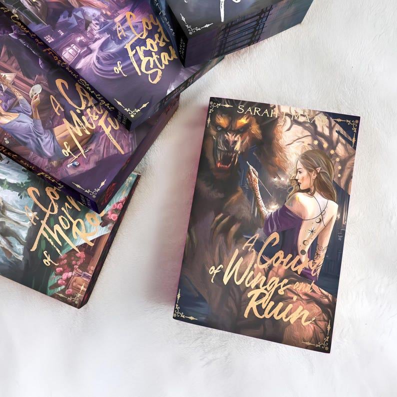 ACOTAR Rainbow Edition – Hand Painted Edge Collector’s Set | 5 ...