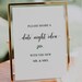 Printable Date Night Sign, Wedding Sign, Shower Sign, Party Sign ...