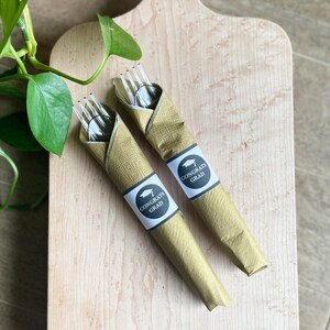 Congrats Grad Party Silverware Wrappers, Graduation, Grad Party Decor ...