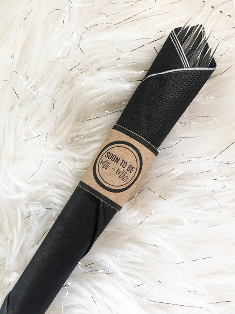 Soon to Be Mr. & Mrs. Silverware Wrappers Rehearsal Dinner - Etsy