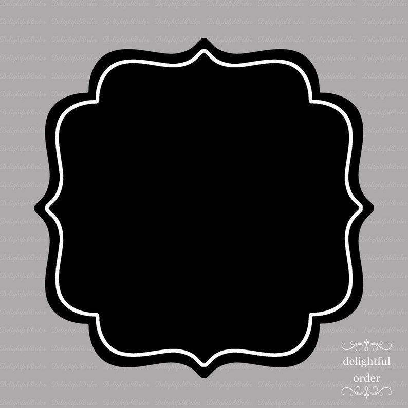 Editable Black Lacey Labels/tags 2 PDF Files & 1 PNG - Etsy