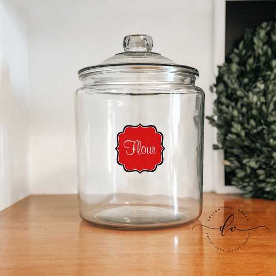 Colorful Kitchen Pantry Labels 6 PDF Printable Files 54 - Etsy