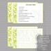 Editable and Printable 4 X 6 Lime Damask Recipe Cards 2 - Etsy