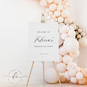 Graduation Party Welcome Sign, Party Sign Board, Party Decor - Etsy