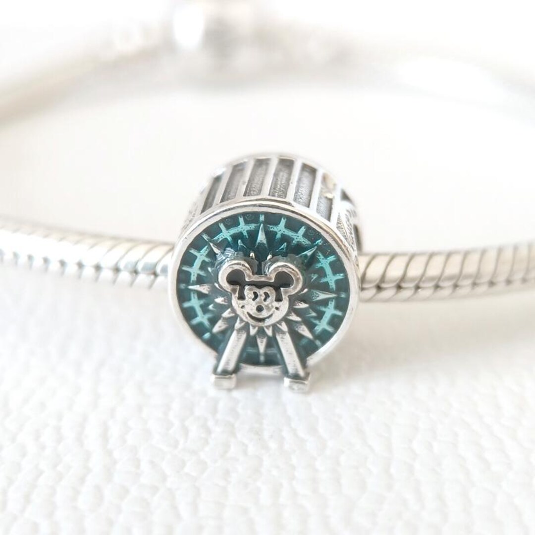 Sterling Silver Disney Mickey Ferris Wheel Charm, Fits Pandora ...