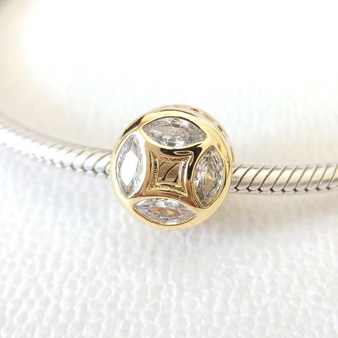 Shine Fortune Copper Coin Charm:fits Pandora Charm Bracelet Gold ...