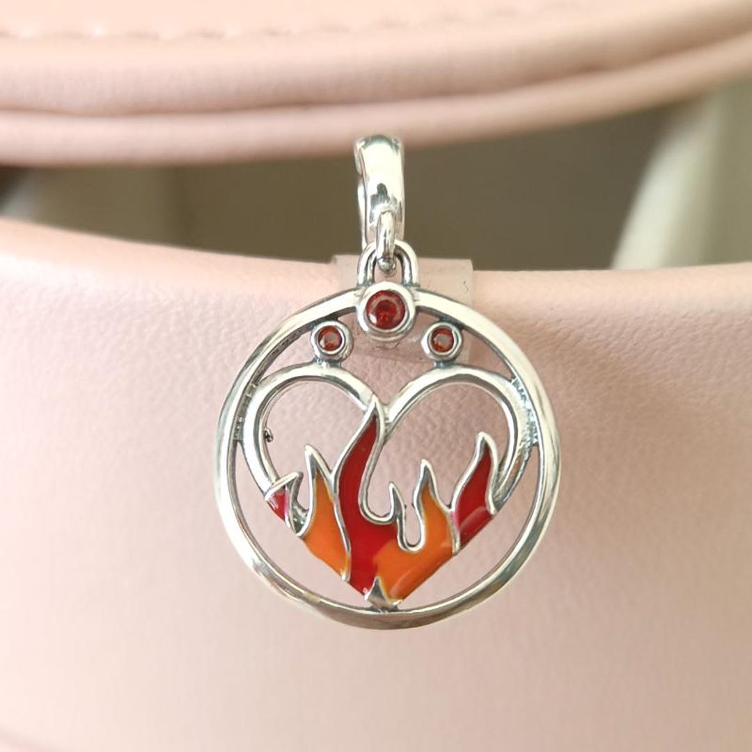 ME Flame Medallion Dangle Charm:for Pandora ME & Essence Bracelet ...