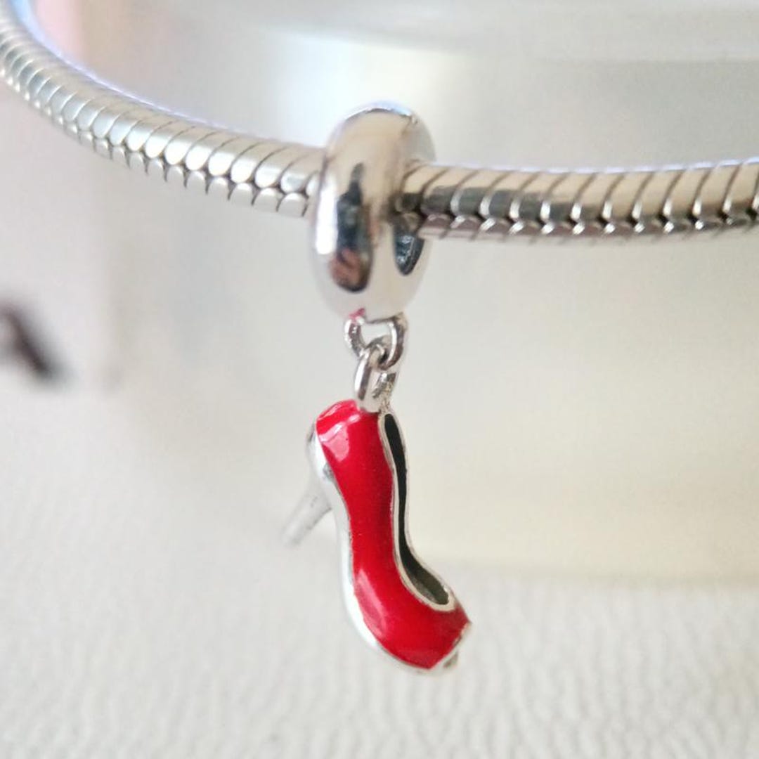 Red High Heels Dangle Charm:fits Pandora Charm Bracelet/fashion Jewelry ...