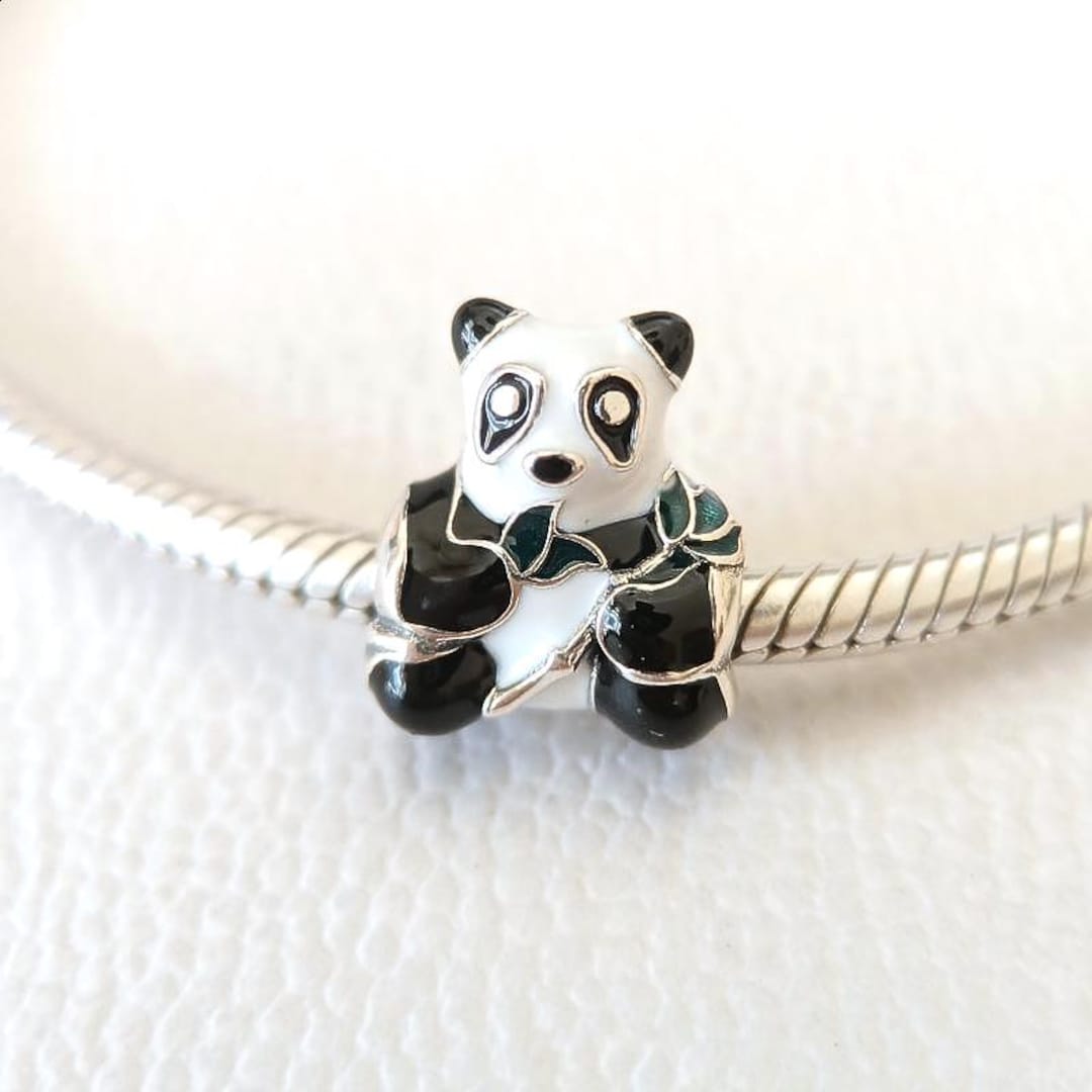 Sterling Silver Panda Charm, Fits Pandora Bracelet - Etsy