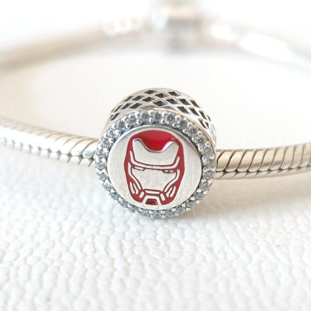 Marvel Iron Man Charm:for Pandora Compatible Charm Bracelet Sterling ...