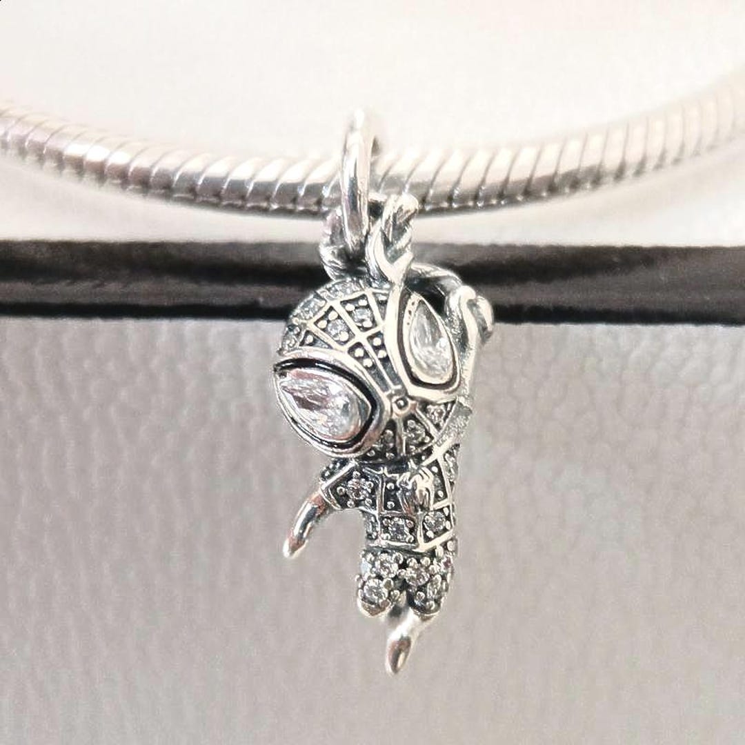 Marvel Spider Man Pavé Dangle Charm:for Pandora Compatible Charm ...