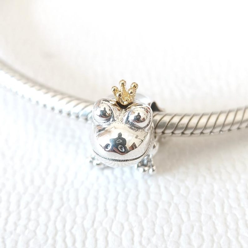 Disney Frog Prince Charm, Sterling Silver European Bead - Etsy