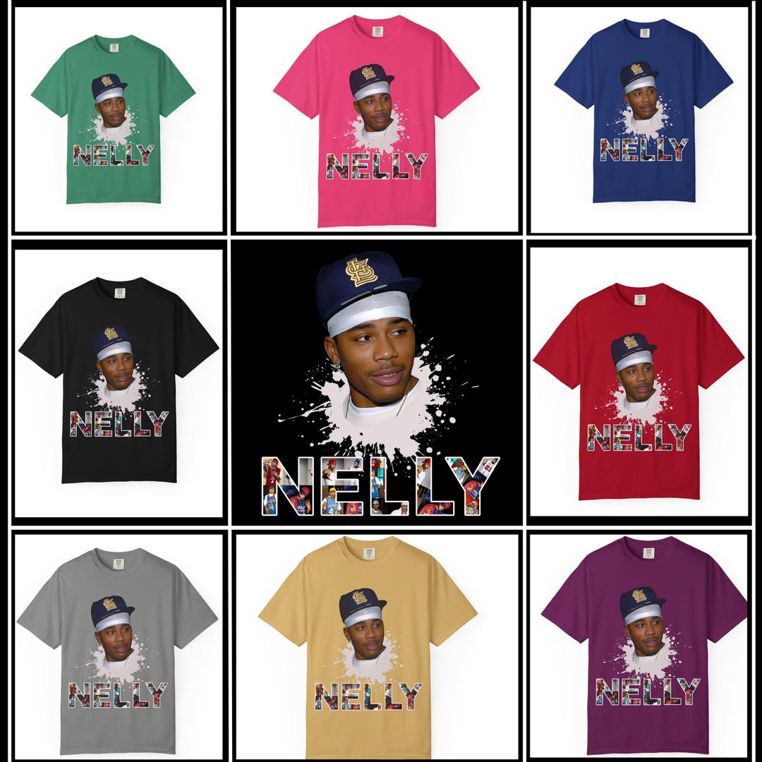 Nelly Rap PNG: Shirt Design Digital File (digital Download) - Etsy