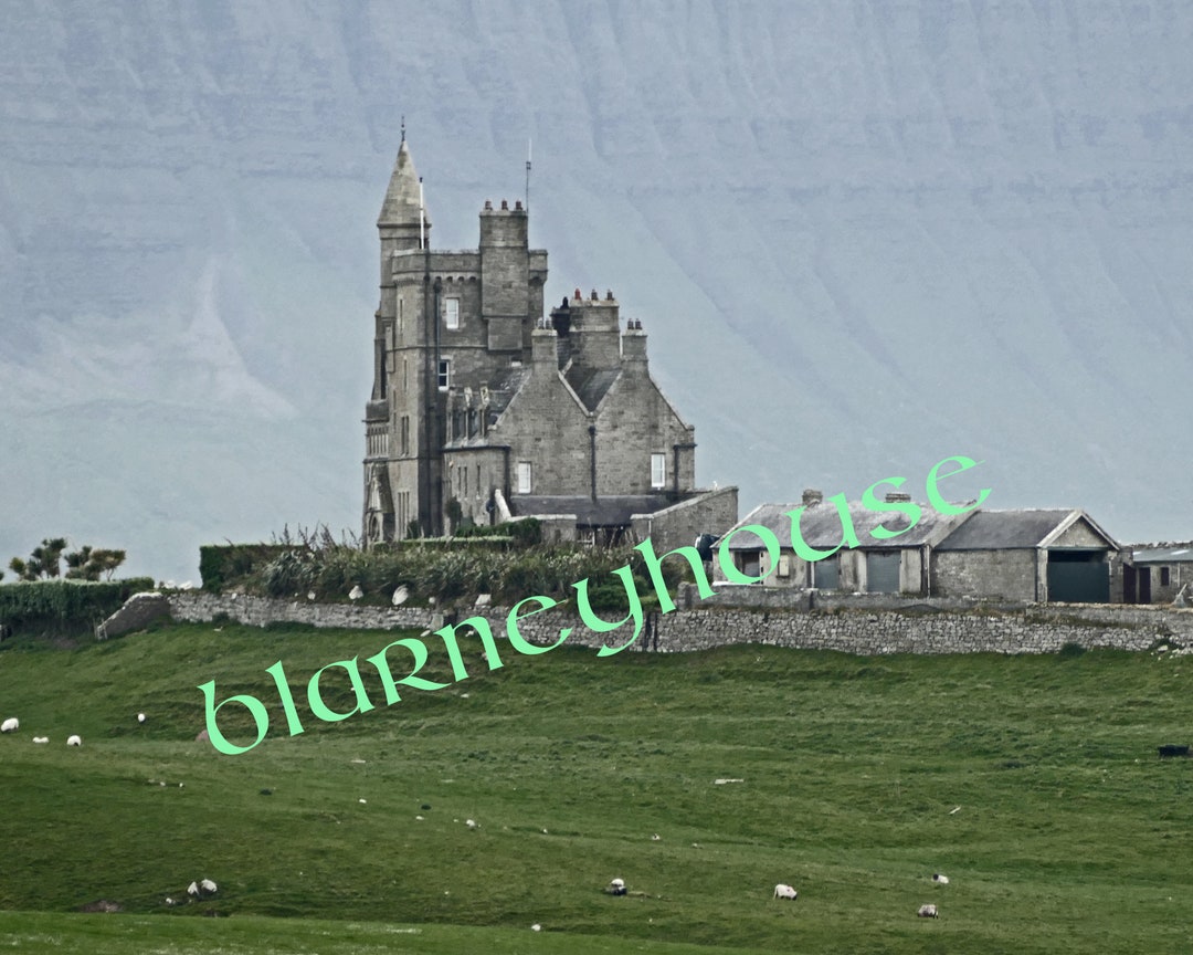 Irish CLASSIEBAWN CASTLE With BENBULBEN in the Background! Ireland ...