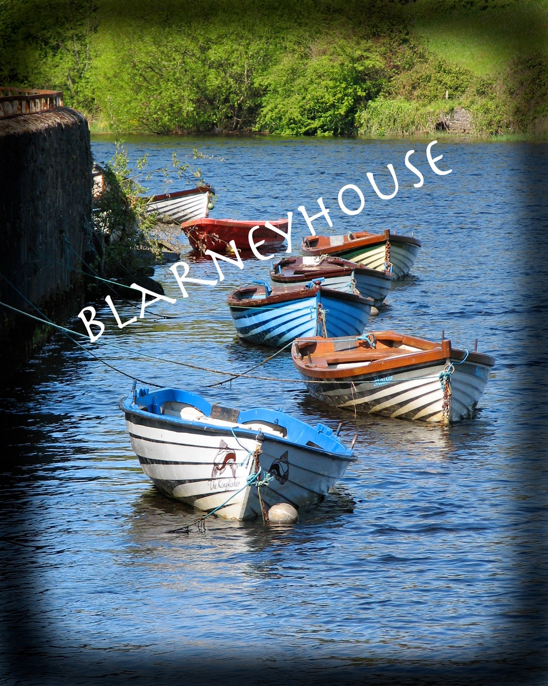 Lovely 8 X 10 Color Photo of IRISH BOATS in Sligo, IRELAND! Eire ...