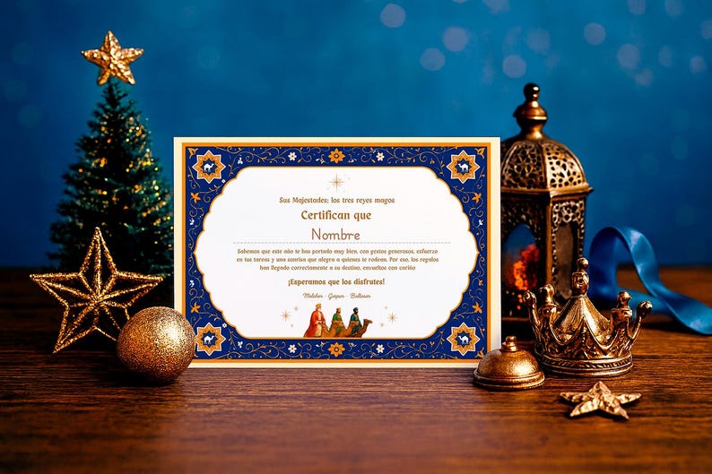 Editable Three Kings Letter in Canva | Classic Printable A4 Christmas ...