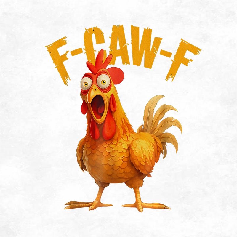 F Caw F Chicken Image - Etsy