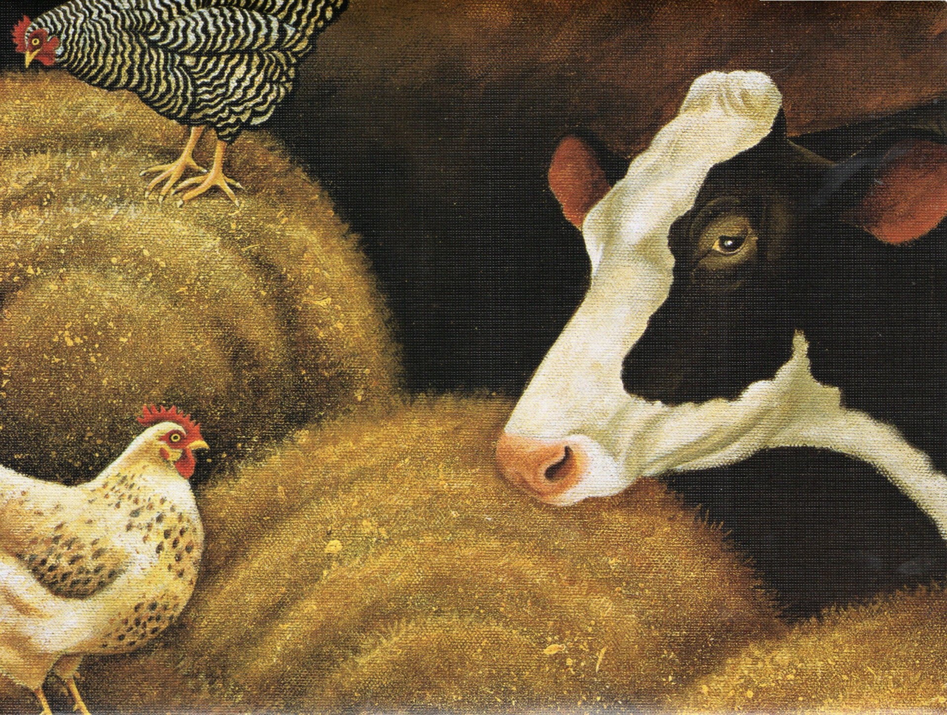 NEW Six A-6 Cows Cows Cows Paintings Envelopes & Notecards - Etsy