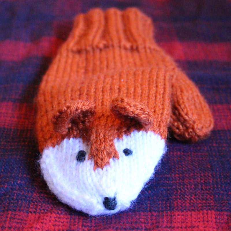 Fox Mittens - Etsy