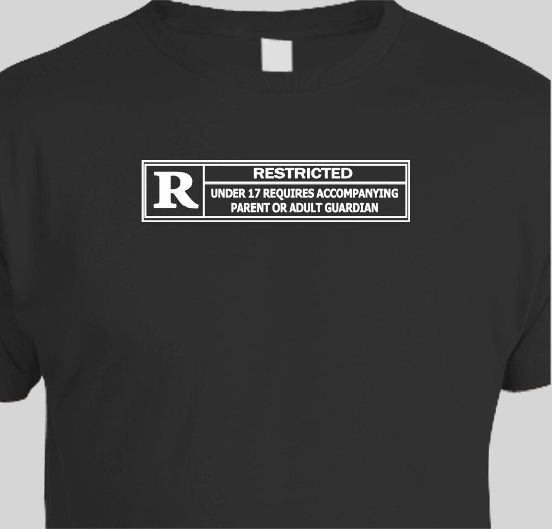 Funny Mens Tshirt- RATED R Screen Printed T-shirt - Etsy