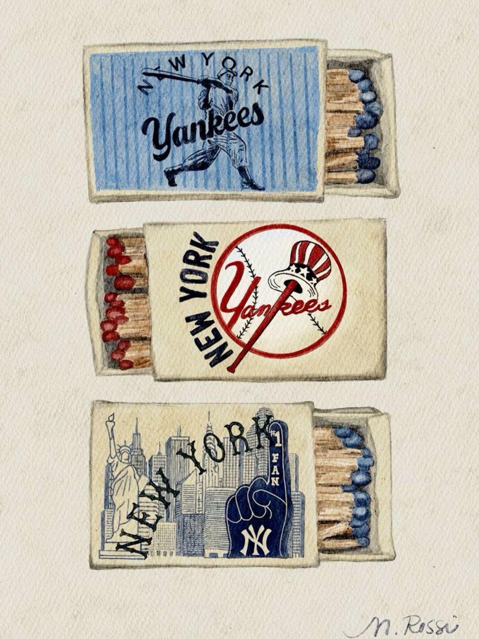 NY Yankees Wall Art - Etsy