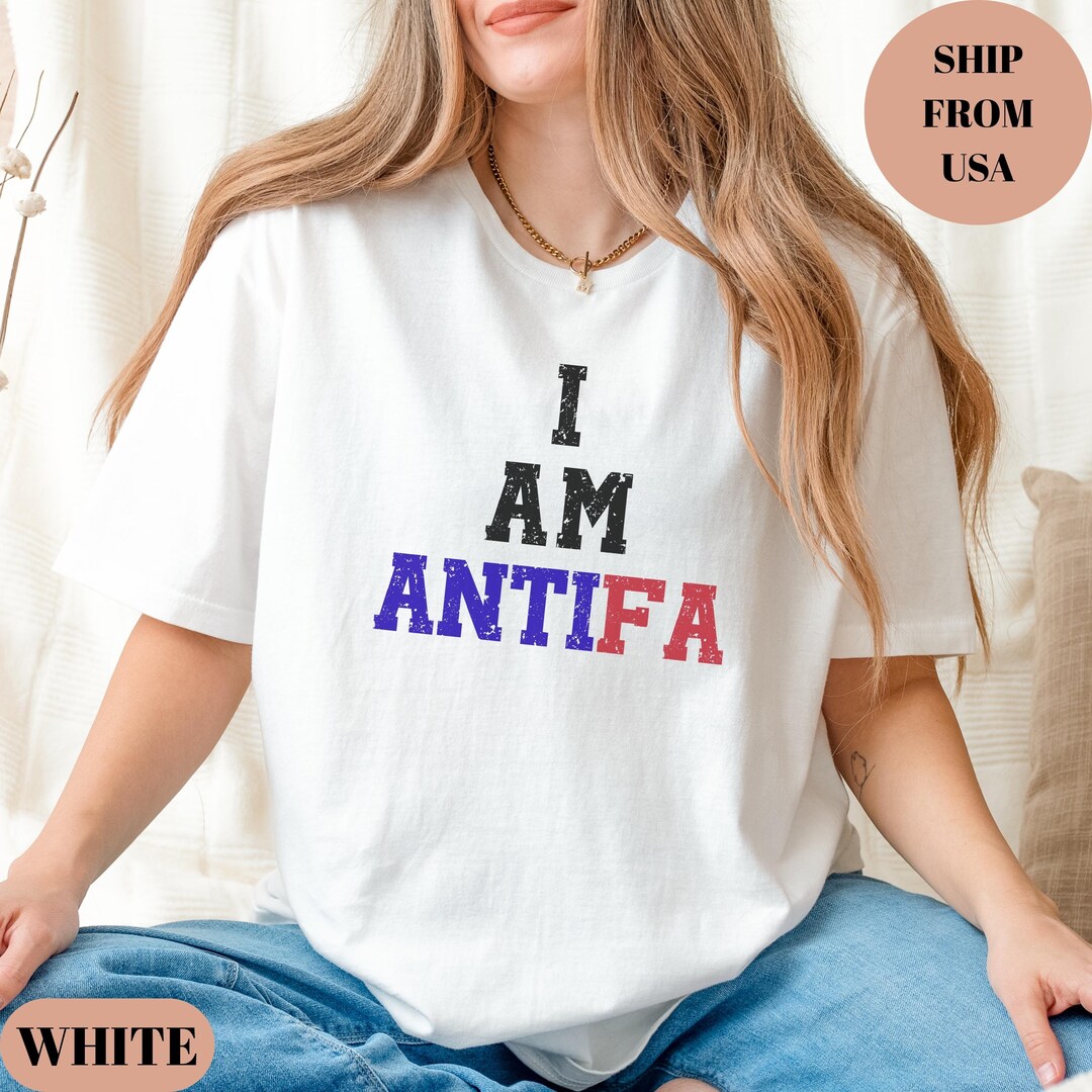 I Am Antifa Shirt, Resist Fascism, Resistance, Resist, Anti Fascist ...