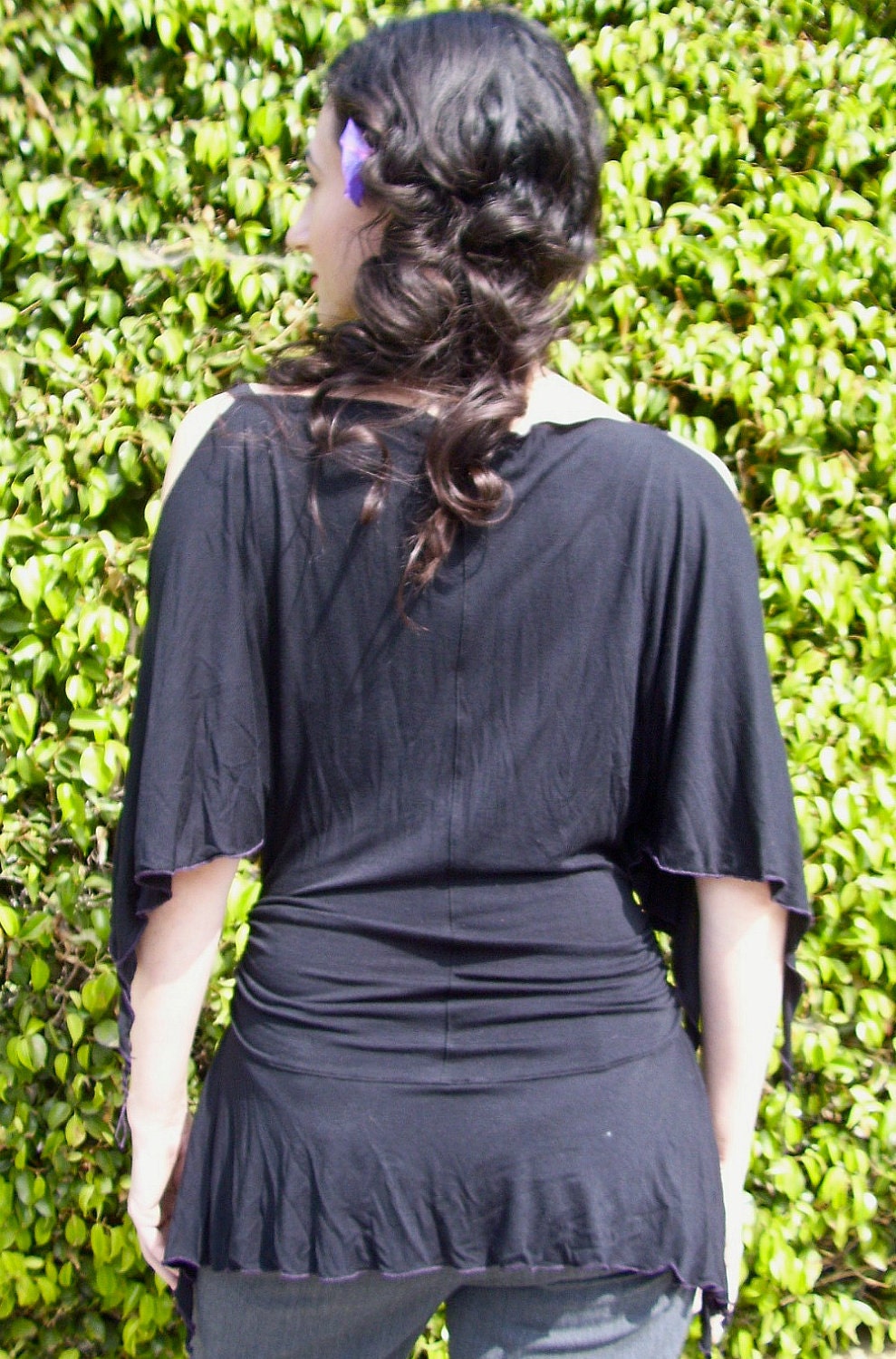 Black Dolman Top - Etsy