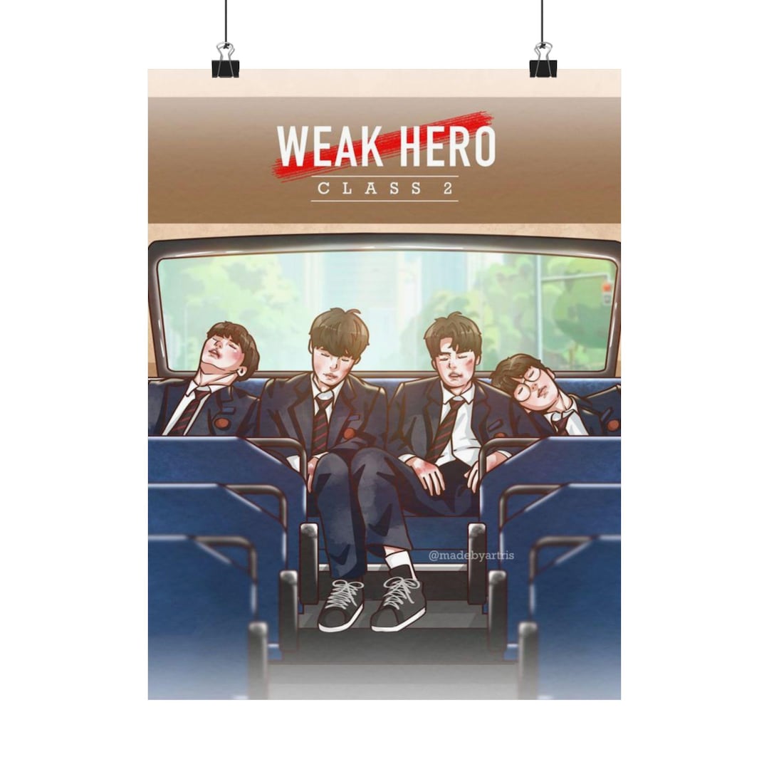 Weak Hero Class 2 Vertical Posters, Anime Wall Art, K-drama Decor ...