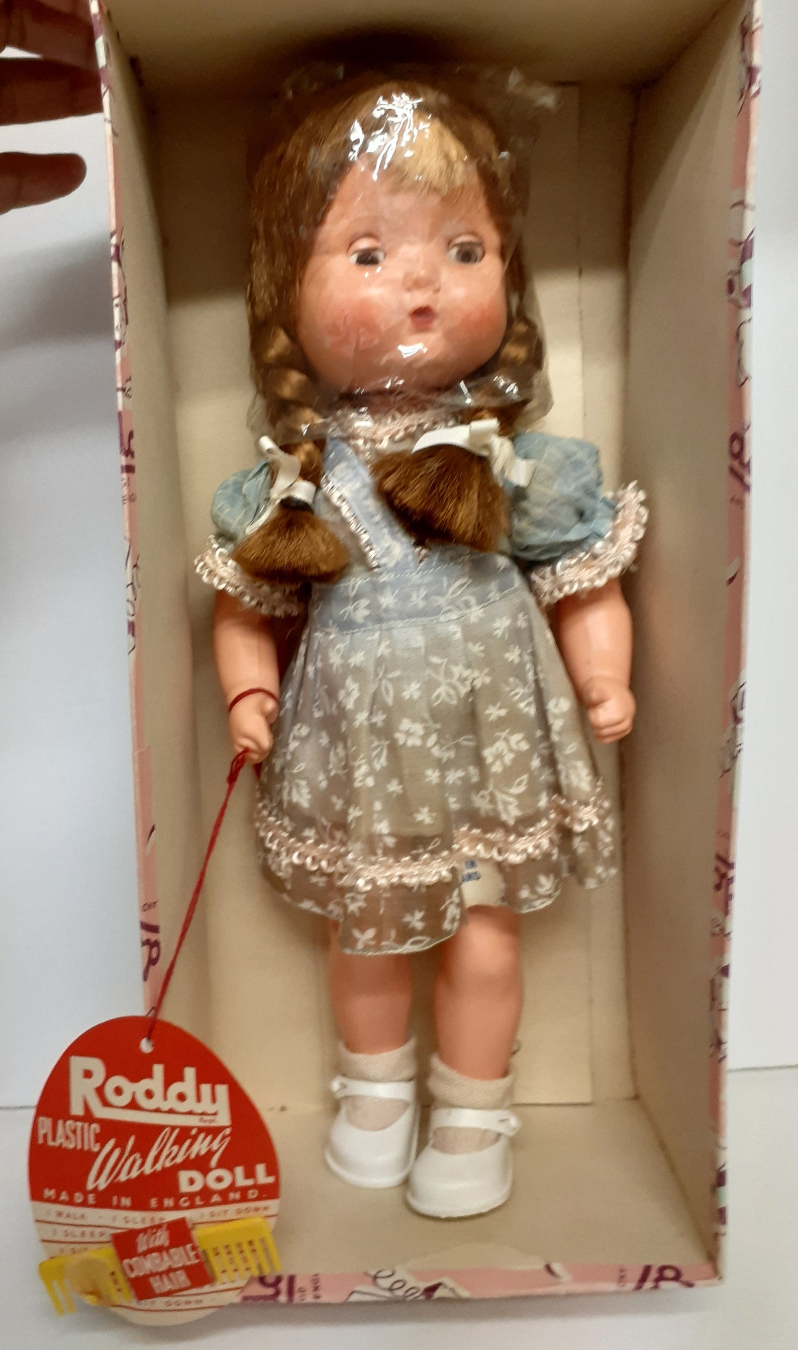 Vtg RODDY Walking Doll "princess" 12" Made in England New in Original ...