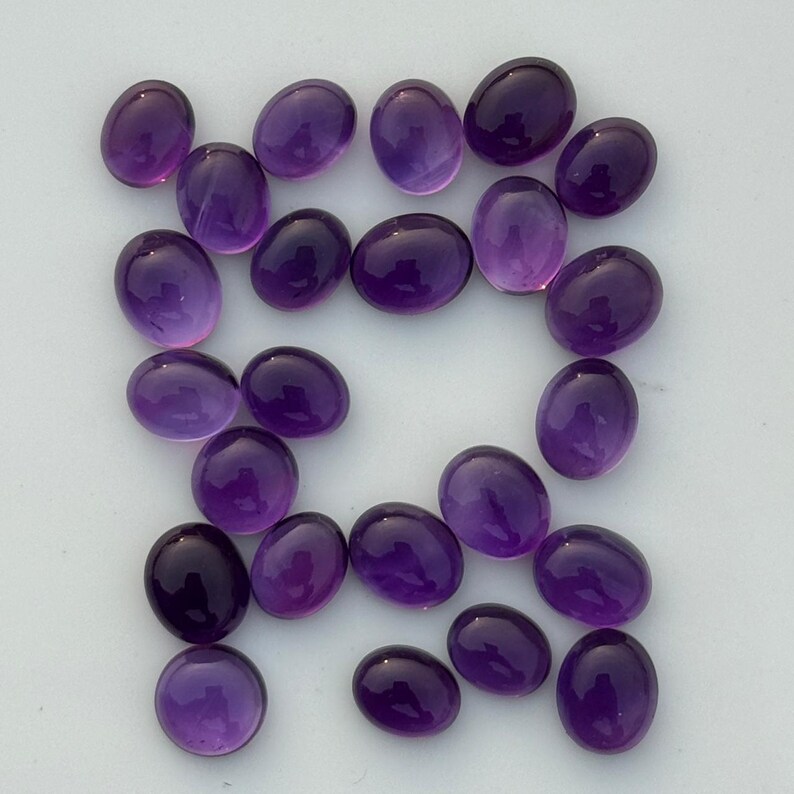 Natural African Amethyst Oval Shape AA Calibrated Cabochon Available in ...