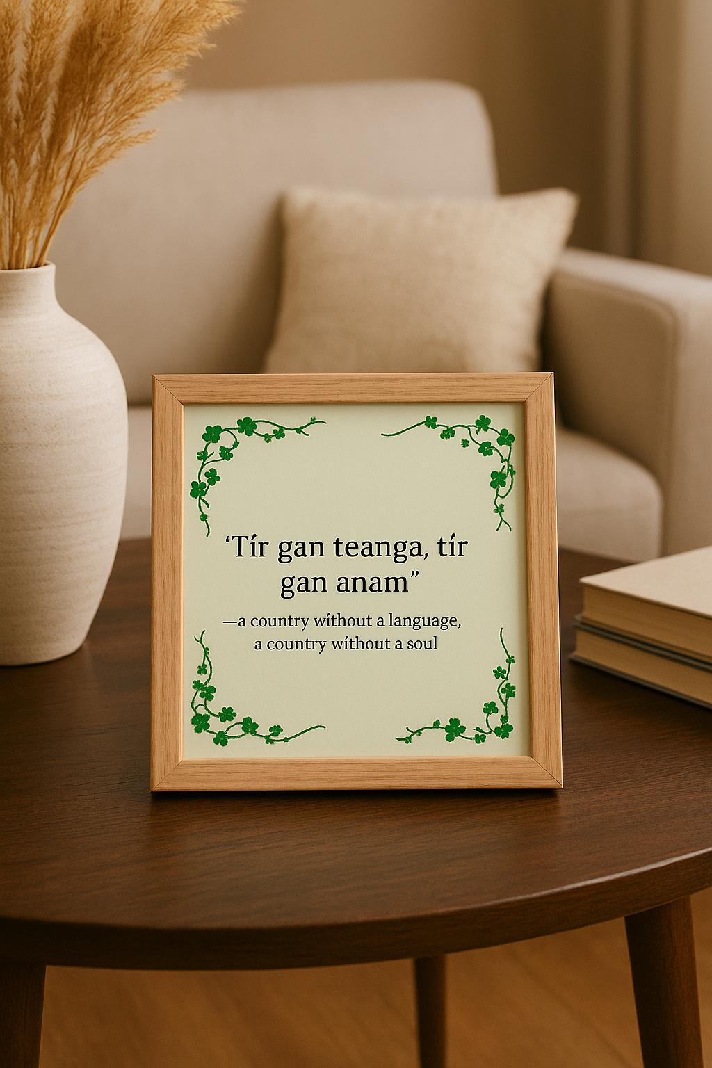 Irish Wall Art Irish Language Art Irish Quote Digital Irish Art Ireland ...