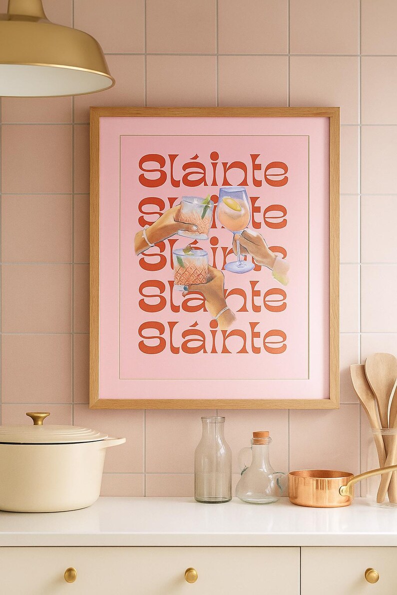 Sláinte Irish Toast Print: Celtic Bar Sign (digital Download) - Etsy ...