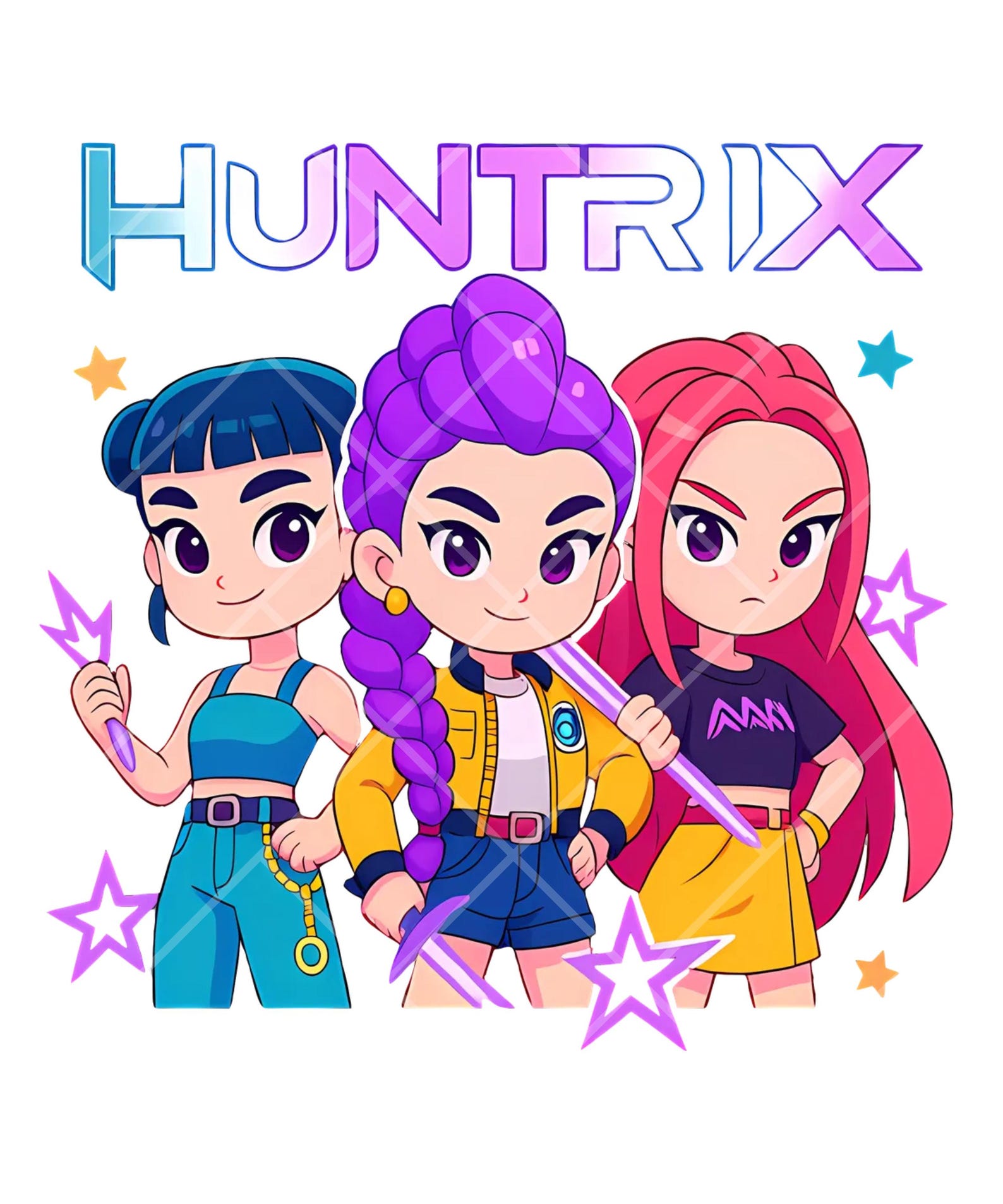 Kpop Huntrix PNG, Demon Hunters PNG, Saja Girls PNG, Derpy Tiger ...