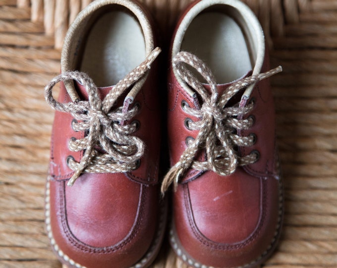 Vintage - Kids - Stride Rite - Brown Leather - Oxfords - Dura-5 - Size ...