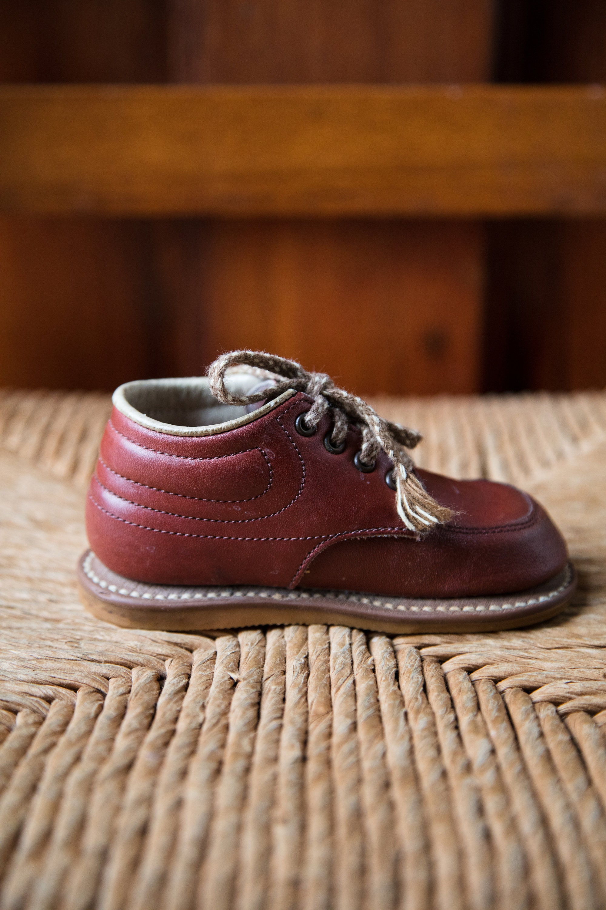 Vintage Kids Stride Rite Brown Leather Oxfords Dura-5 Size 4 | Etsy
