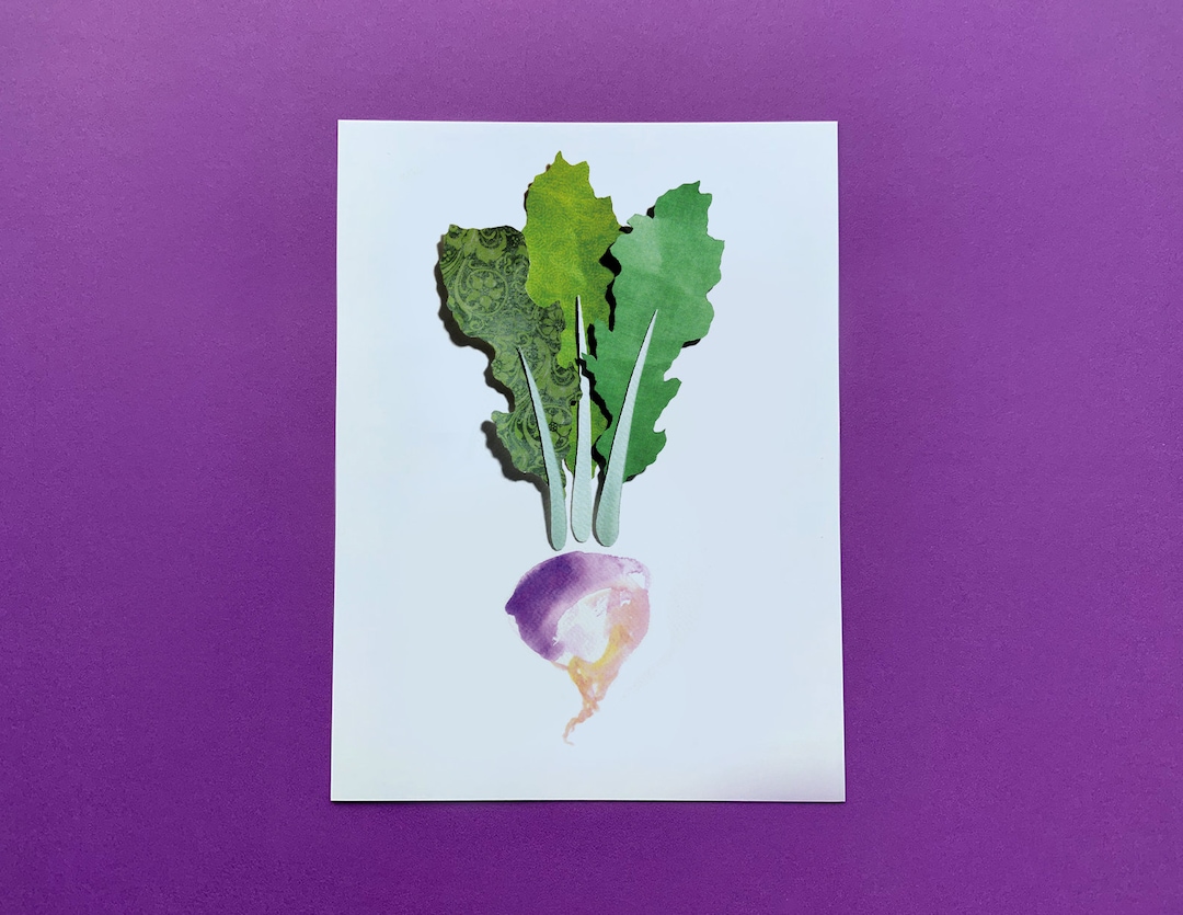 Paper Turnip - 5x7in Print - Etsy