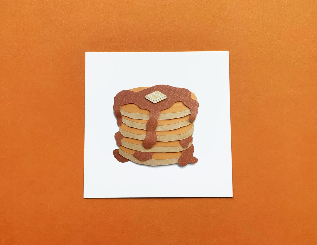 Paper Pancakes - Print - Etsy