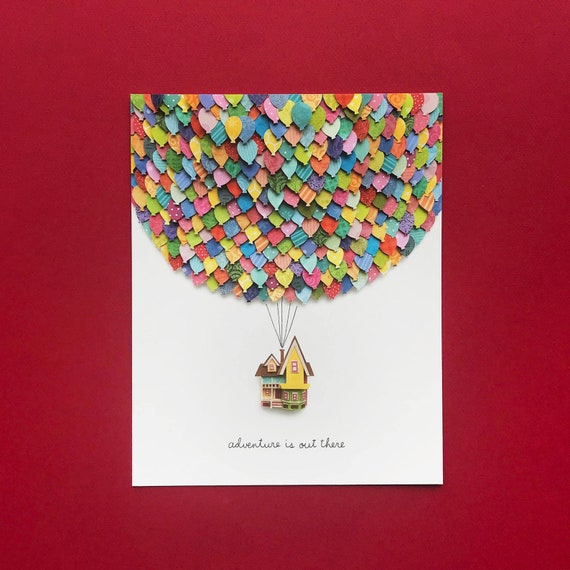 Paper up House PRINT 8.5x11in - Etsy