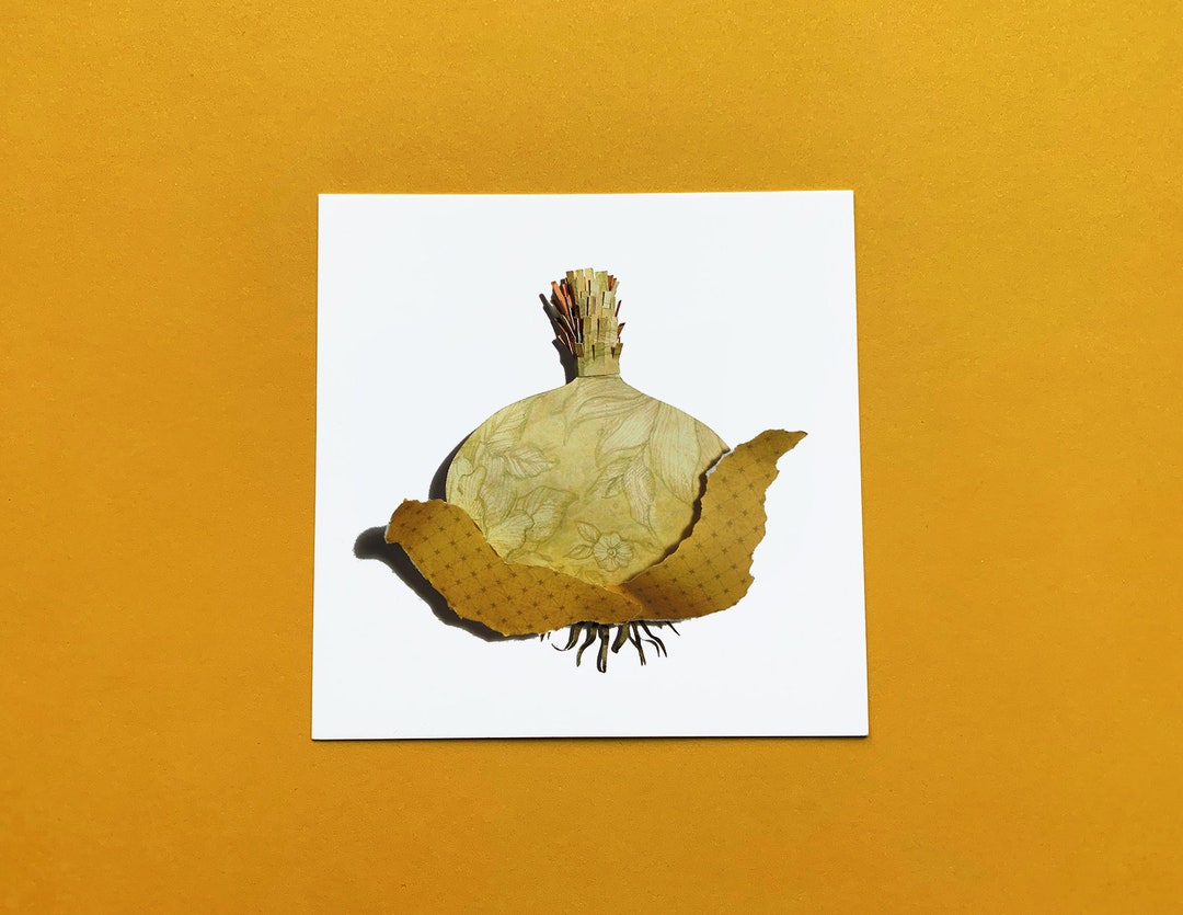 Papercut Onion - PRINT - Etsy