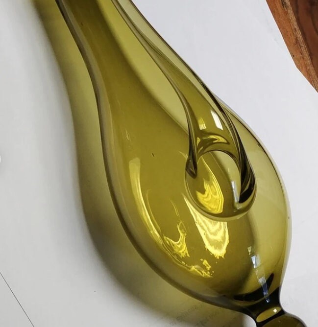 Handblown Weather Glass Goethe Barometer Greenisch USA, Glaswork ...