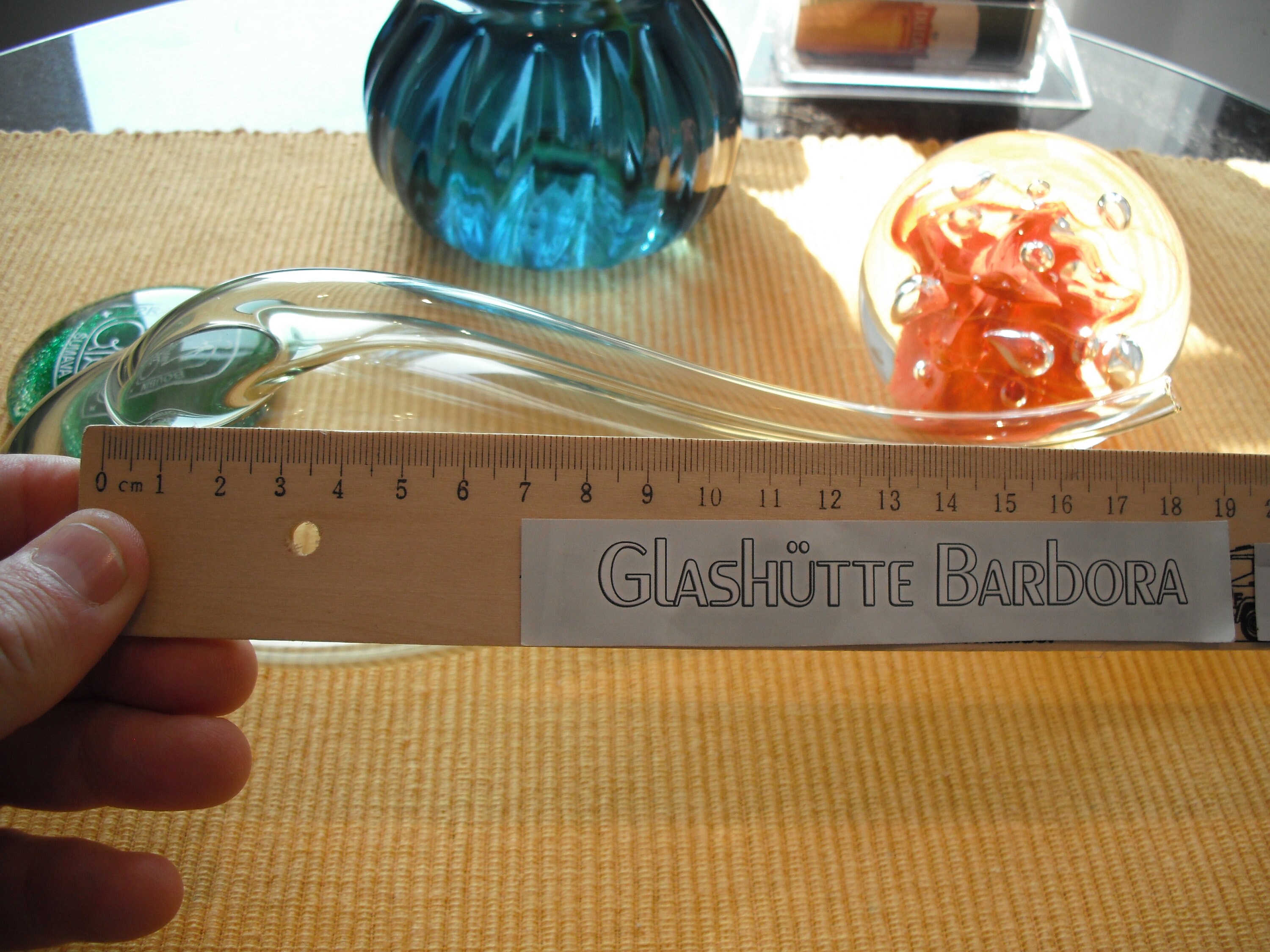 Handblown Weather Glass Goethe Barometer Greenisch Light USA - Etsy
